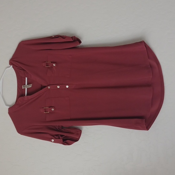 PerSeption Concept | Tops | Perseption Concept Dusty Pink Blouse With ...
